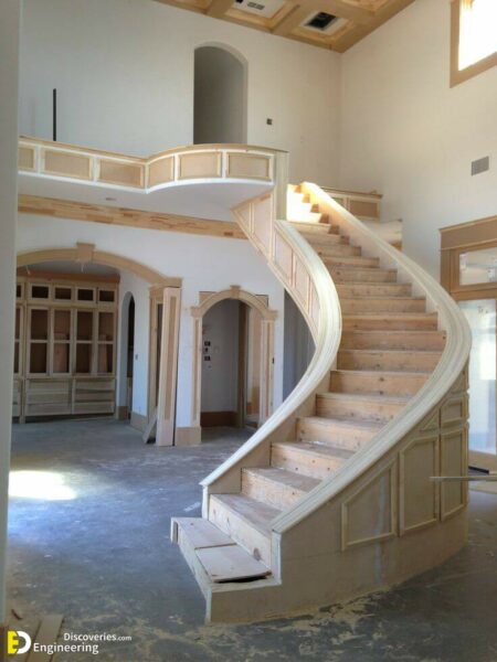 Various Forms Of Curved Stairs And How To Build It? - Engineering ...