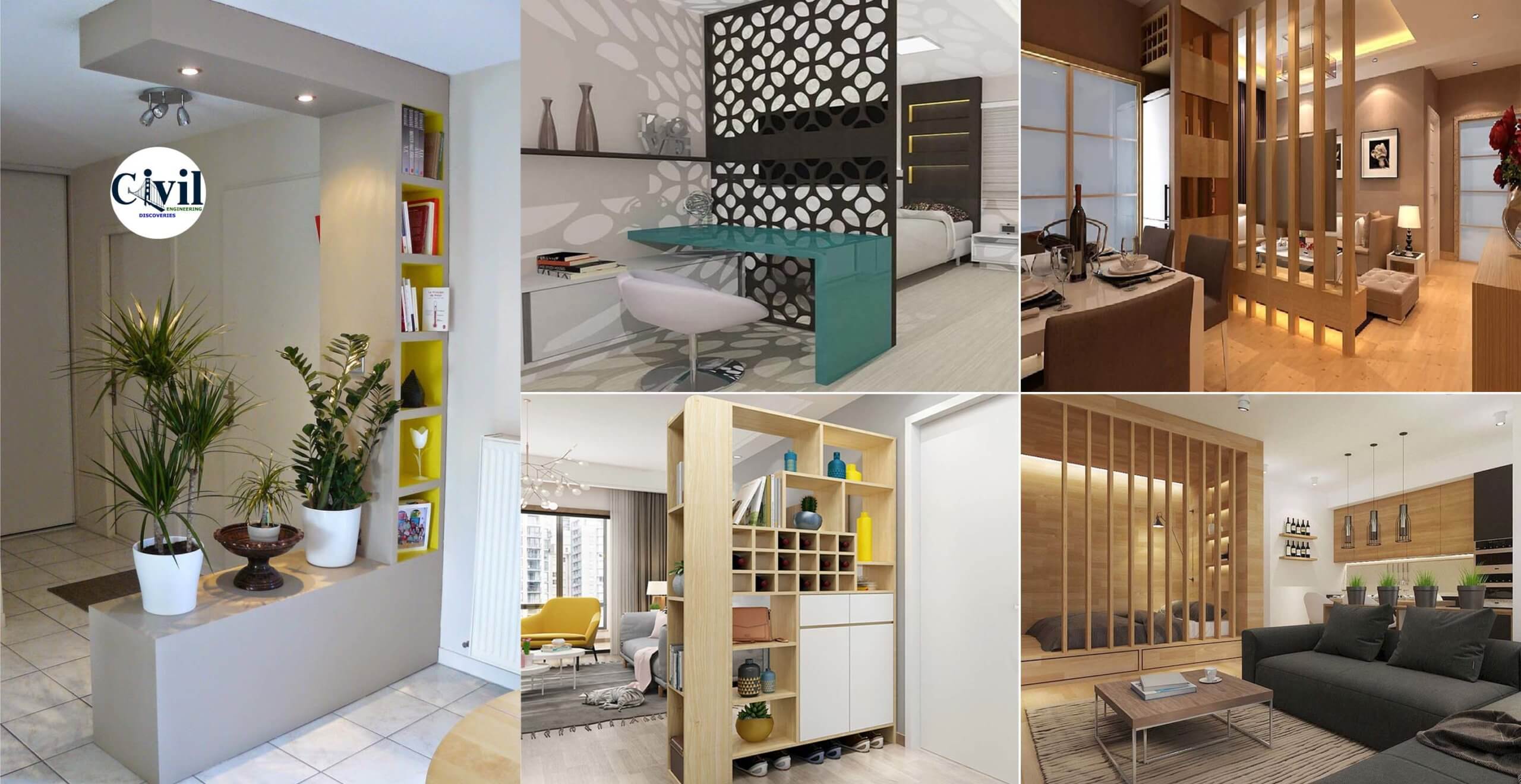 35 Most Beautiful And Creative Partition Wall Design Ideas 