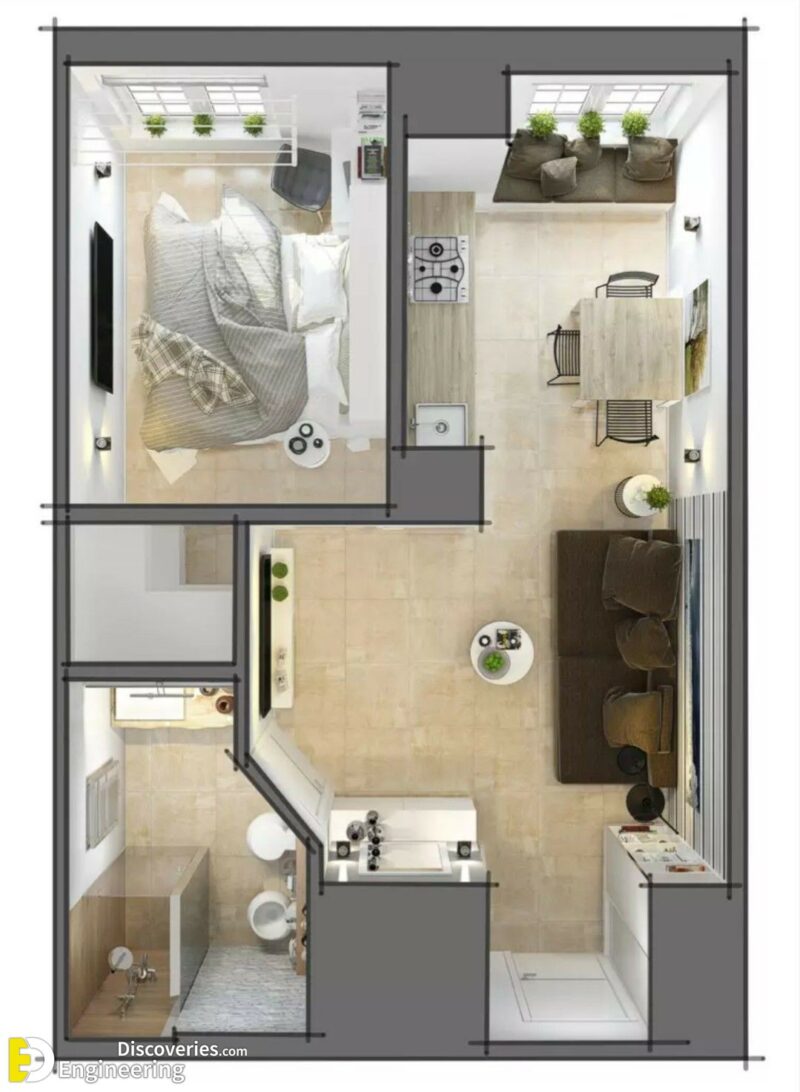 3D plan Top view amazing Ideas - Engineering Discoveries