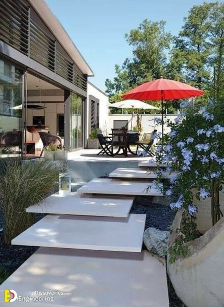 How To Build Floating Outdoor Steps - Engineering Discoveries