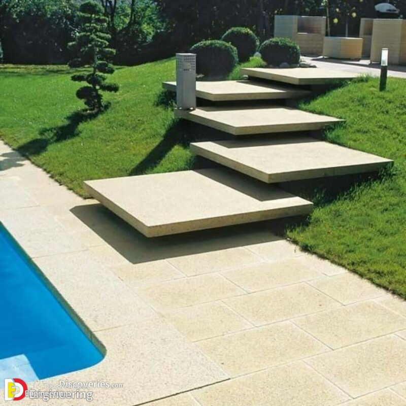 How To Build Floating Outdoor Steps - Engineering Discoveries