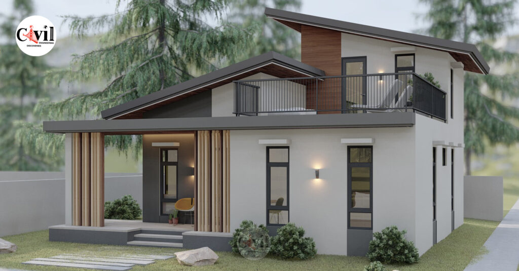 85 Sqm 2 Storey House Design 8.0m x 8.60m With 2 Bedrooms - Engineering ...